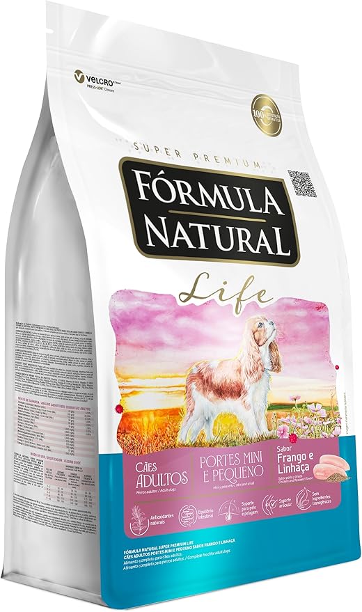 Fórmula Natural Super Premium Life Cães Adultos Portes Mini e Pequeno ...